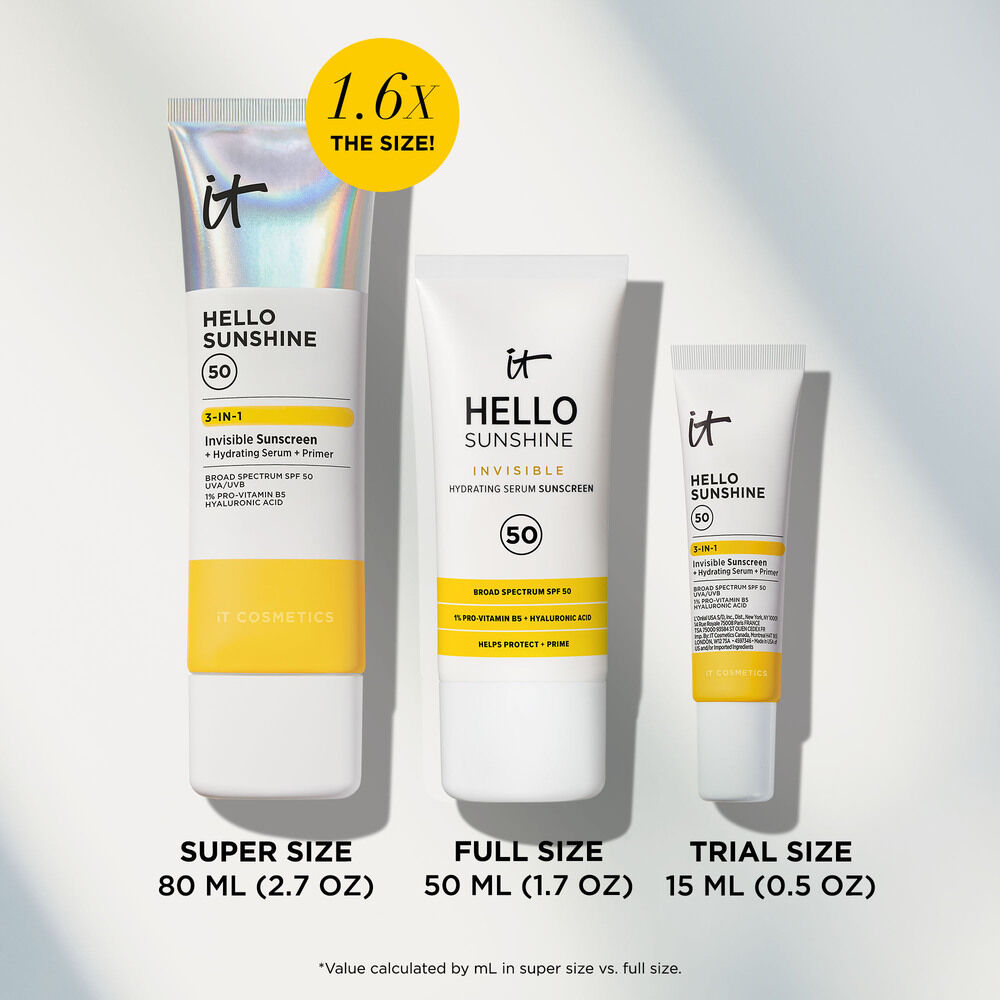 Hello Sunshine Invisible Sunscreen For Face SPF 50 | IT Cosmetics